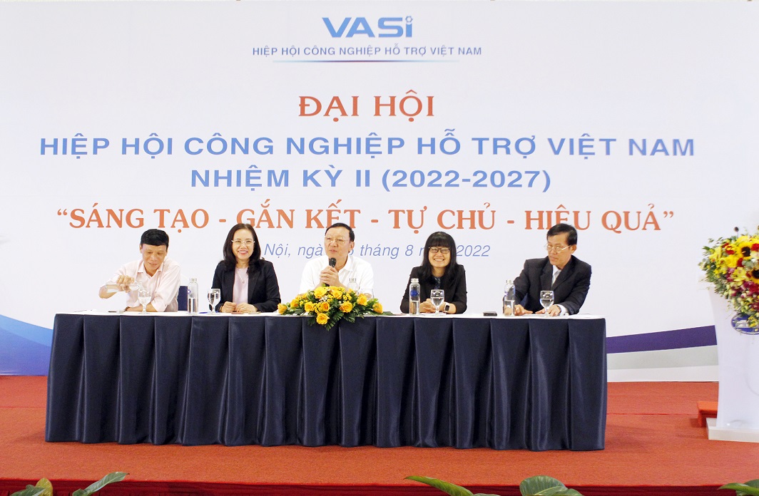 Đại hội Hiệp hội Công nghiệp Hỗ trợ Việt Nam (VASI) nhiệm kỳ II “Sáng ...