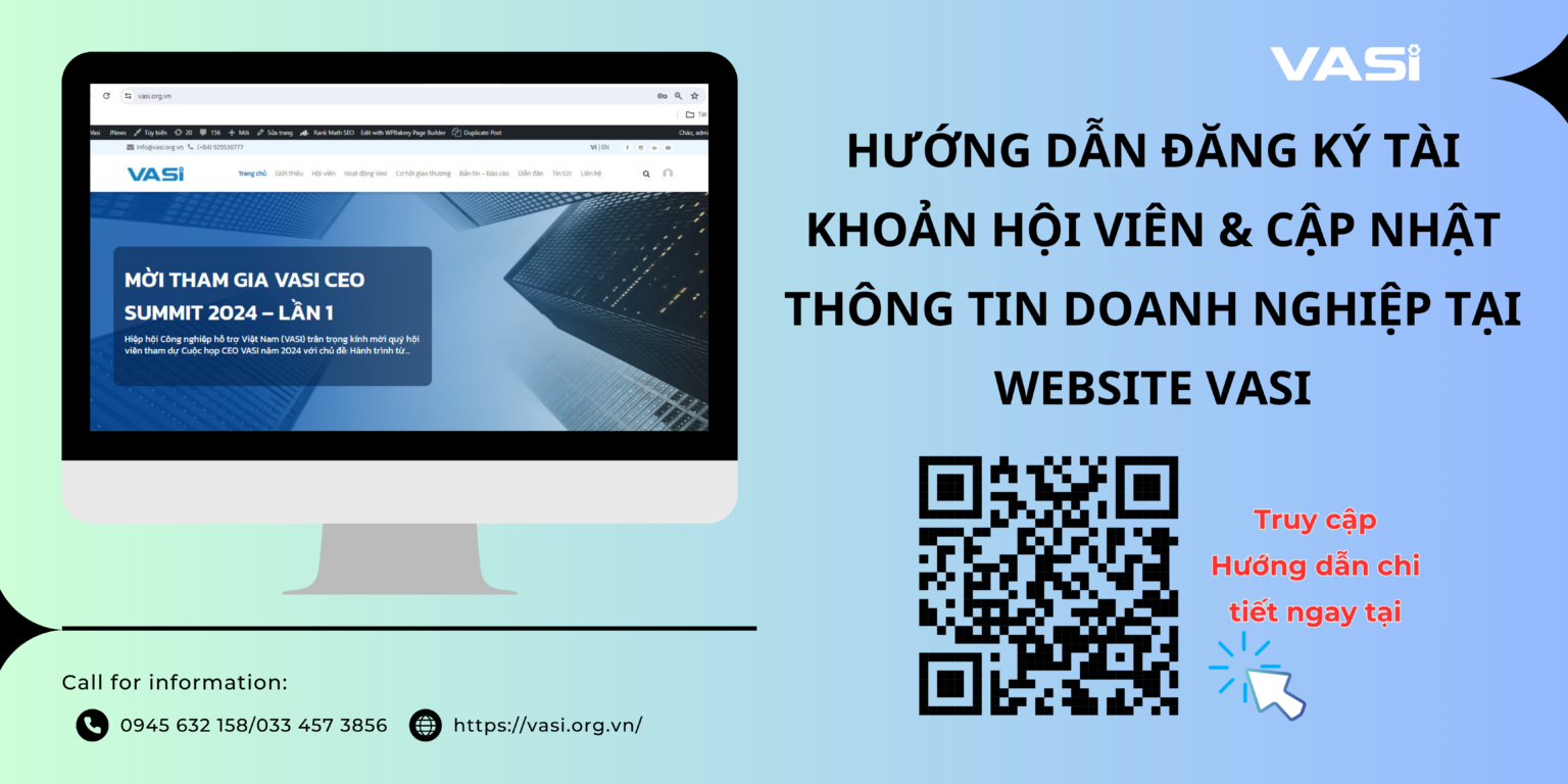 HƯỚNG DẪN ĐĂNG KÝ TÀI KHOẢN HỘI VIÊN VÀ CẬP NHẬT THÔNG TIN DOANH NGHIỆP ...